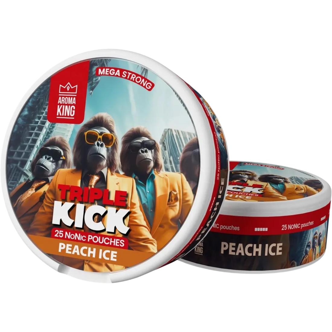 Aroma King NoNic Triple Kick Peach Ice - 20mg – Snus Town