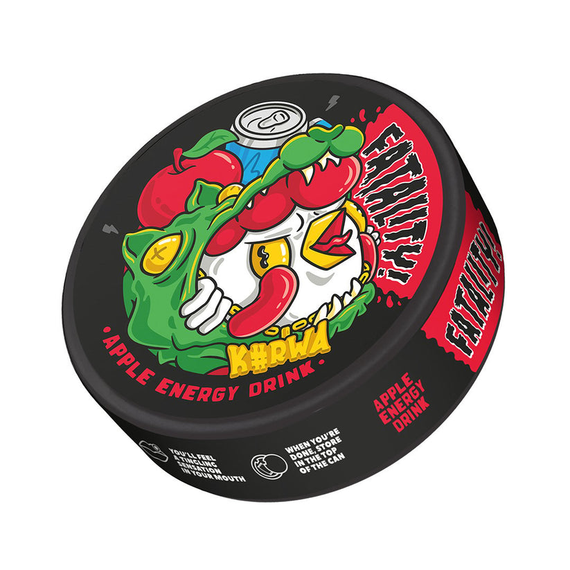 Kurwa Fatality Apple Energy Drink - 50mg – Snus Town
