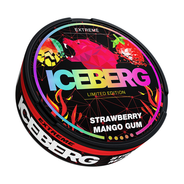 Iceberg Strawberry Mango Gum - 50mg – Snus Town