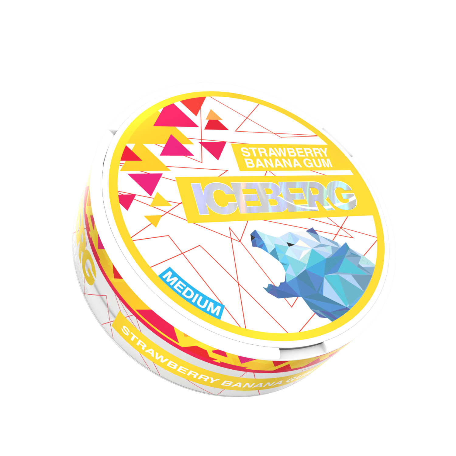Iceberg Strawberry Banana Gum - 20mg – Snus Town